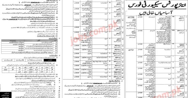 Airports Security Force Asf Jobs 2022 For 1280 Corporal Asi