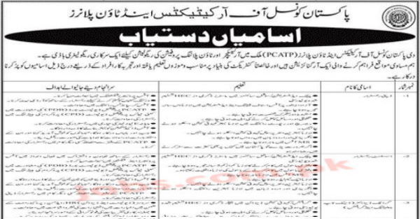PCATP Council Pakistan Jobs 2022 for Deputy / Assistant Registrars ...